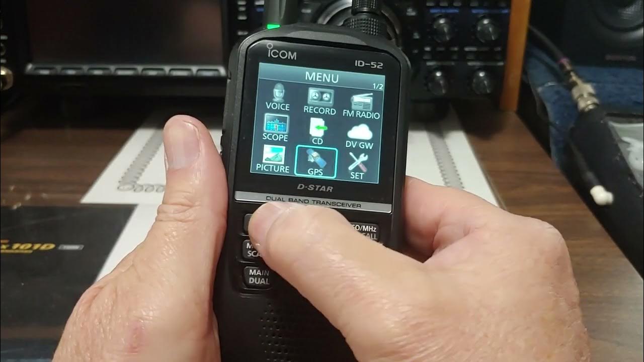 ICOM ID 52A D STAR - YouTube