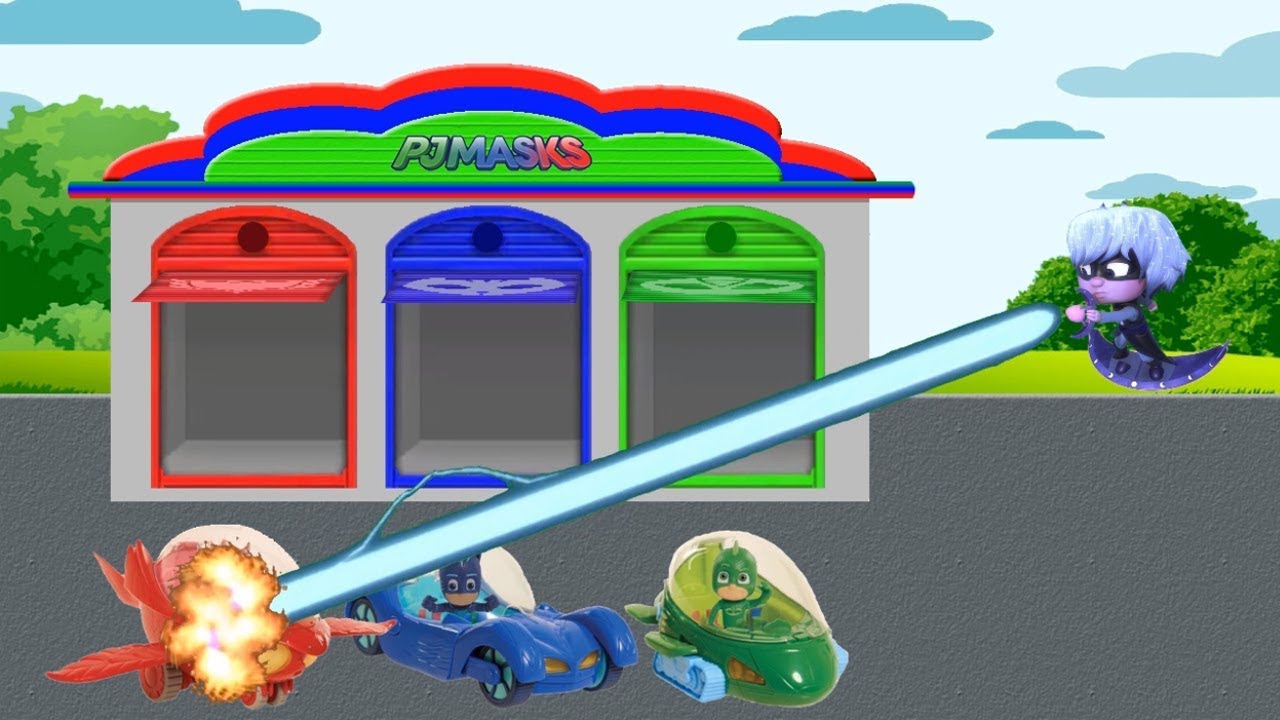 Learn SHAPES with PJ MASKS Vehicles | 18 Basic Shapes for Kids ...