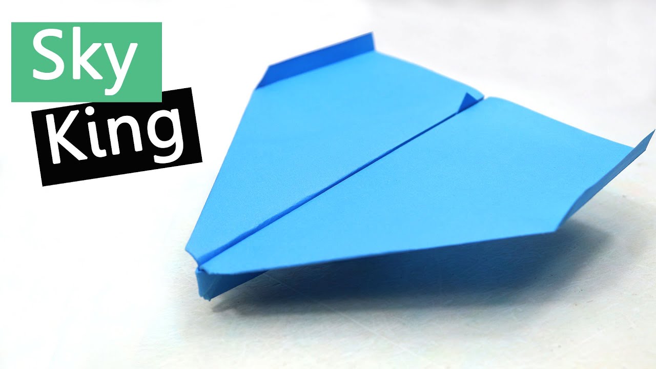 How To Make The World Record Paper Airplane That Flies FAR Sky King how-to-make-the-world-record-paper-airplane-that-flies-far-sky-king