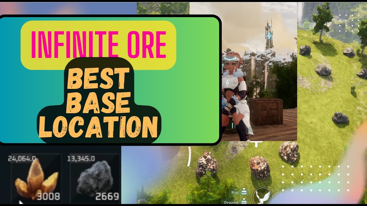 Palworld INFINITE Ore & Coal Farm - Palworld Best Base Location IN THE ...