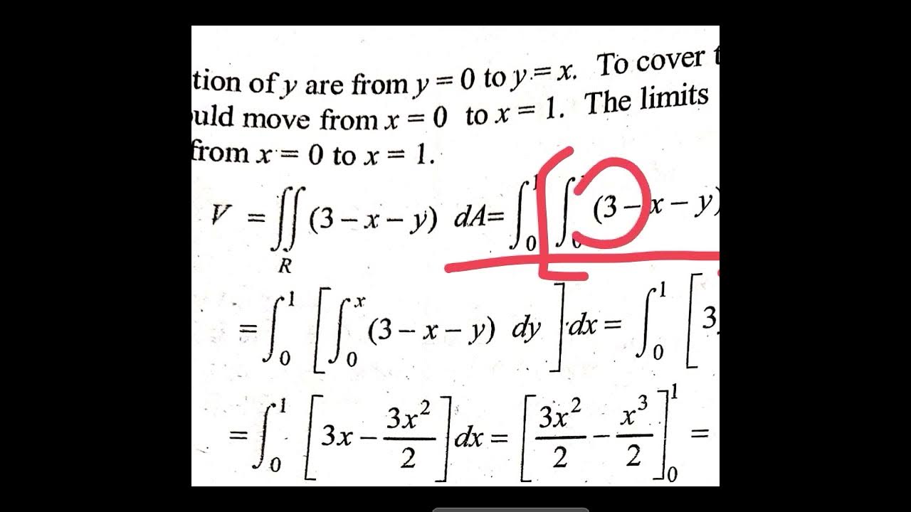 How to find volume using Double integral // Complementary mathematics - YouTube