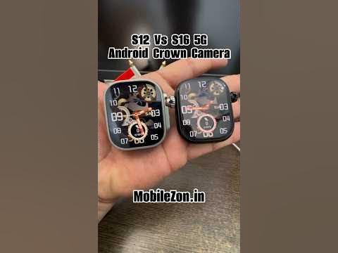 S12 Ultra Vs S16 4G 5G Android Smart Watch Amoled Display Rotating ...