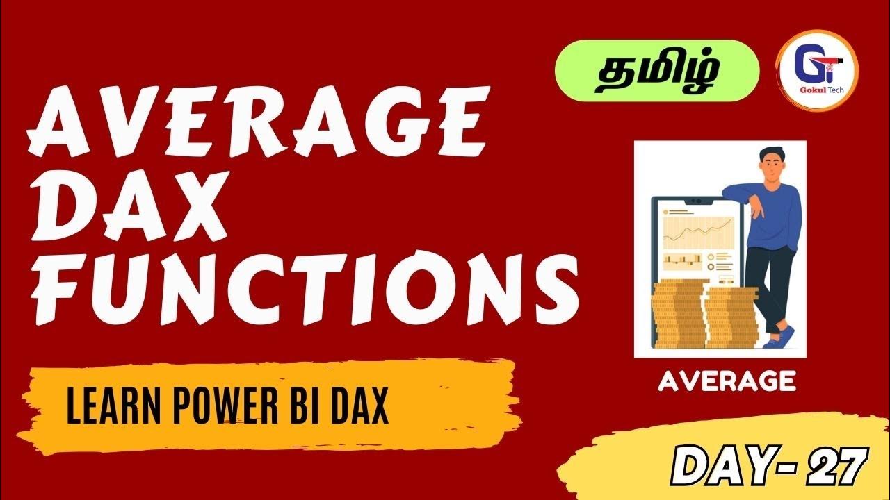 Average DAX Function in Power BI - Learning Power Bi 2023 - YouTube