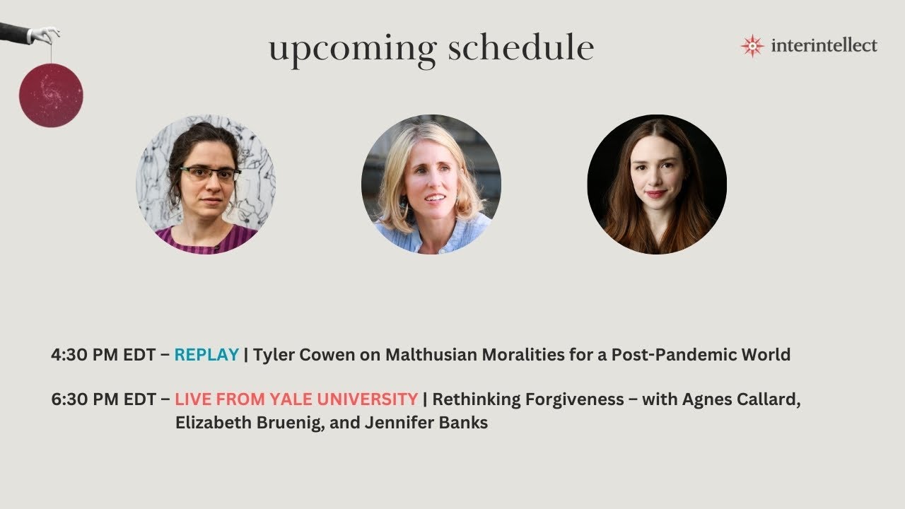 LIVE FROM YALE UNIVERSITY | Agnes Callard, Liz Bruenig, Jennifer Banks ...
