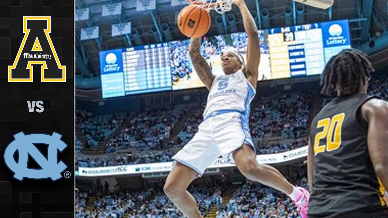 Appalachian State vs. North Carolina Men's Basketball Highlights (2021 ...