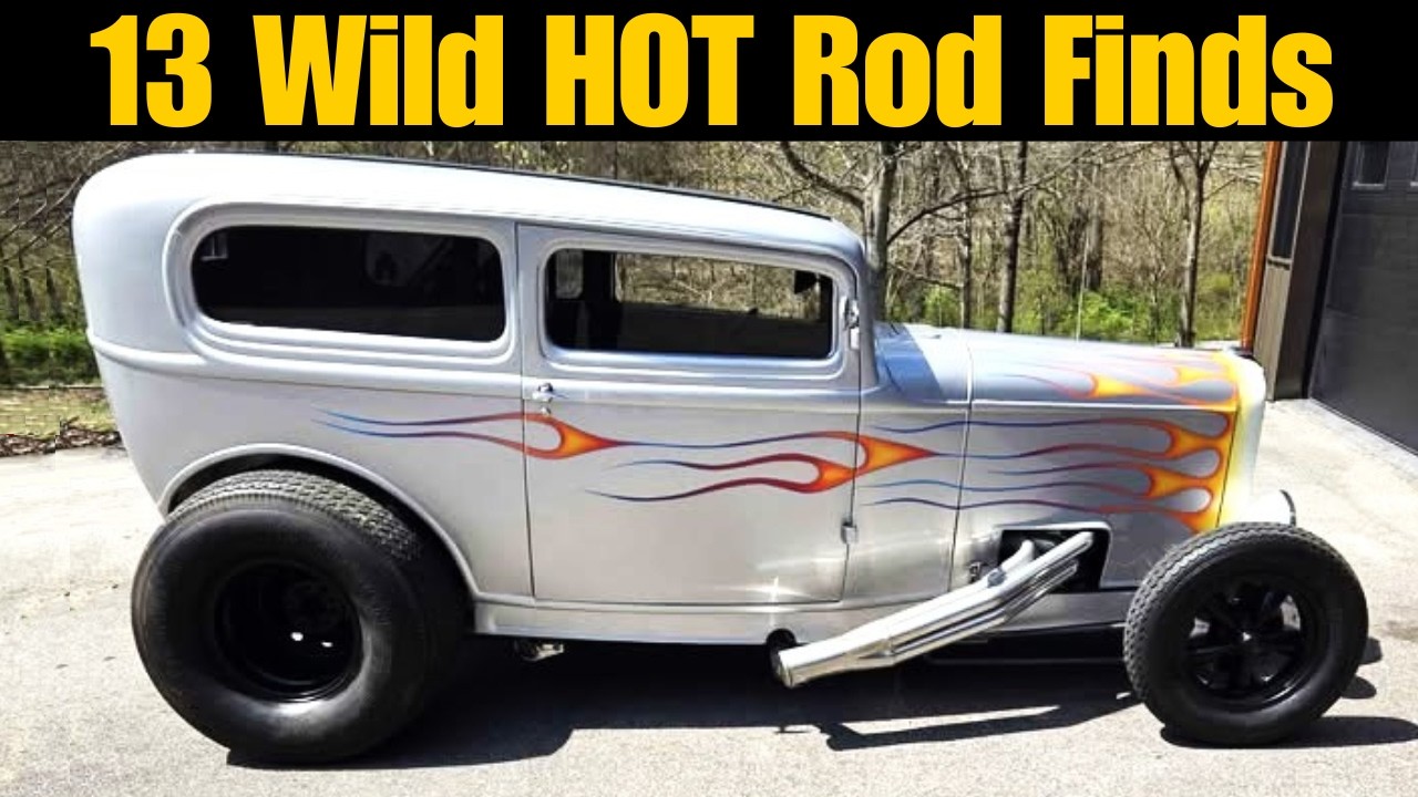 13 Cool and Wild Hot Rods for Sale! EPIC Custom Builds!! - YouTube