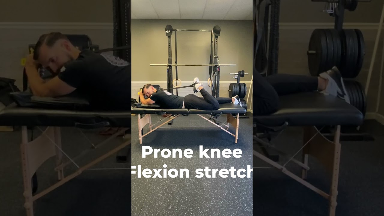 CMD - Prone Knee Flexion Stretch - YouTube