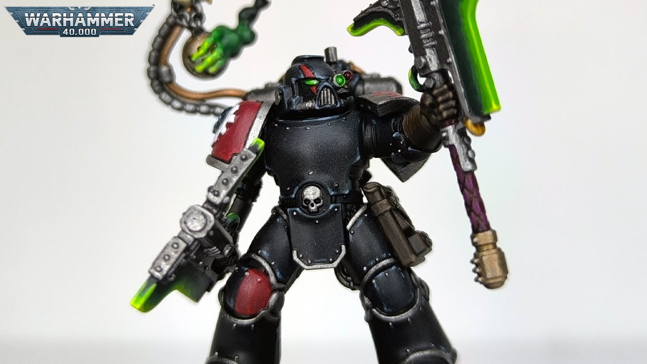 Dark Angels Techmarine Kitbash - Warhammer 40K - YouTube