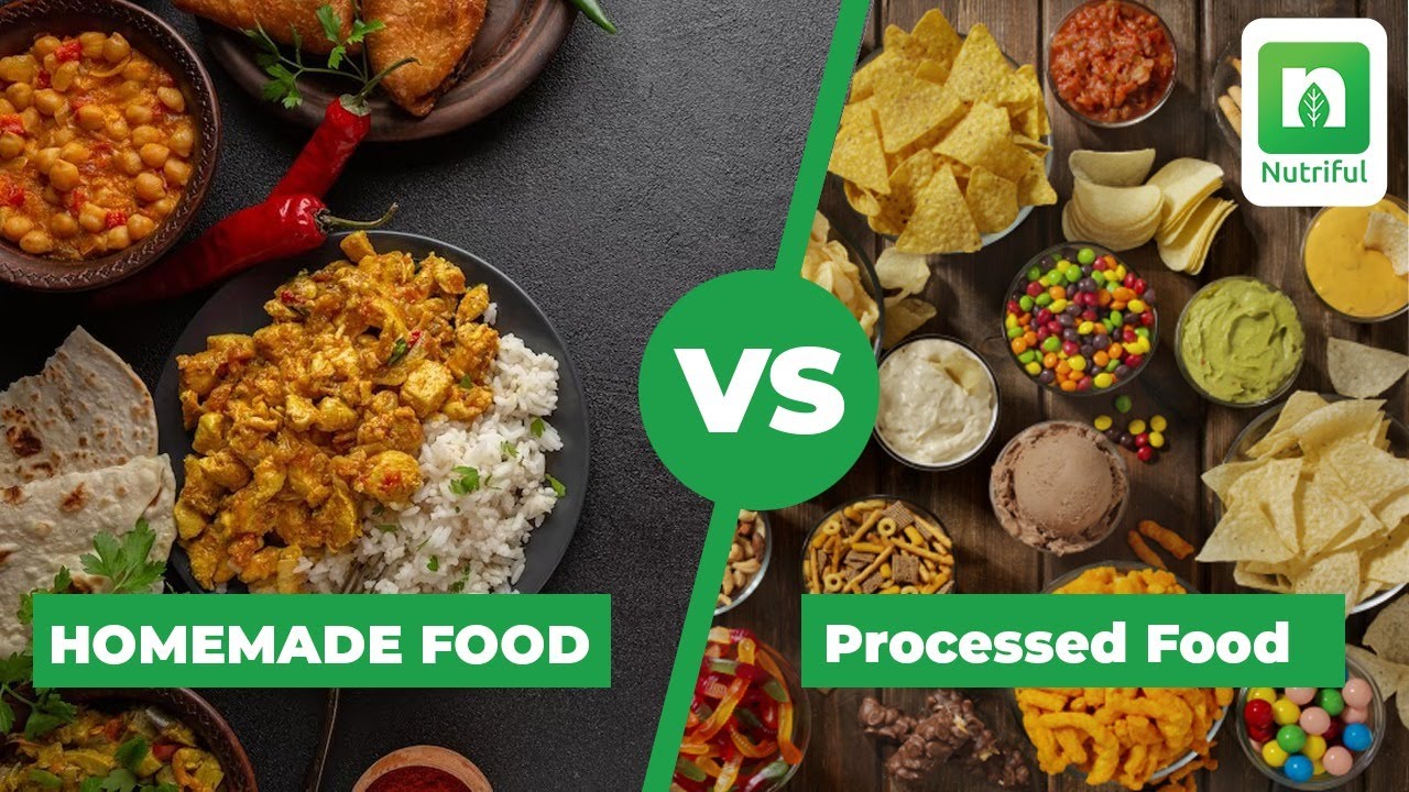 Nutriful Nutrition Pro Compares Homemade Food and Processed Food - YouTube