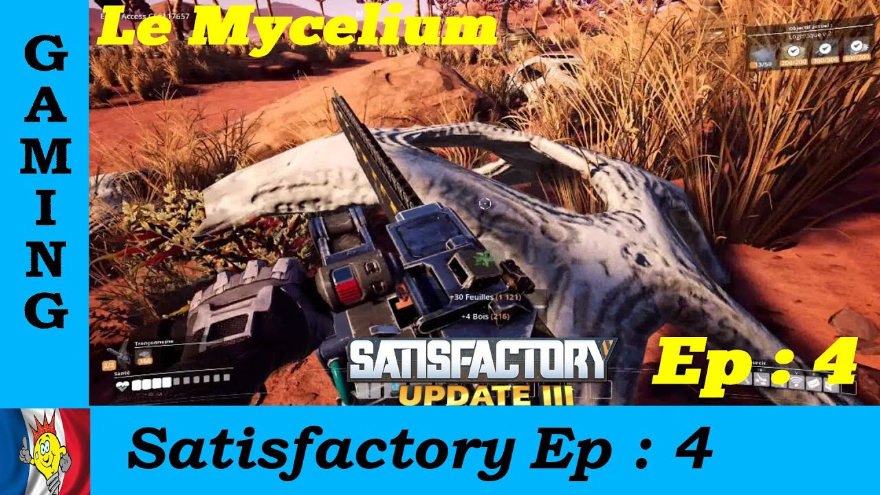 Satisfactory Ep : 4 Le Mycelium - YouTube