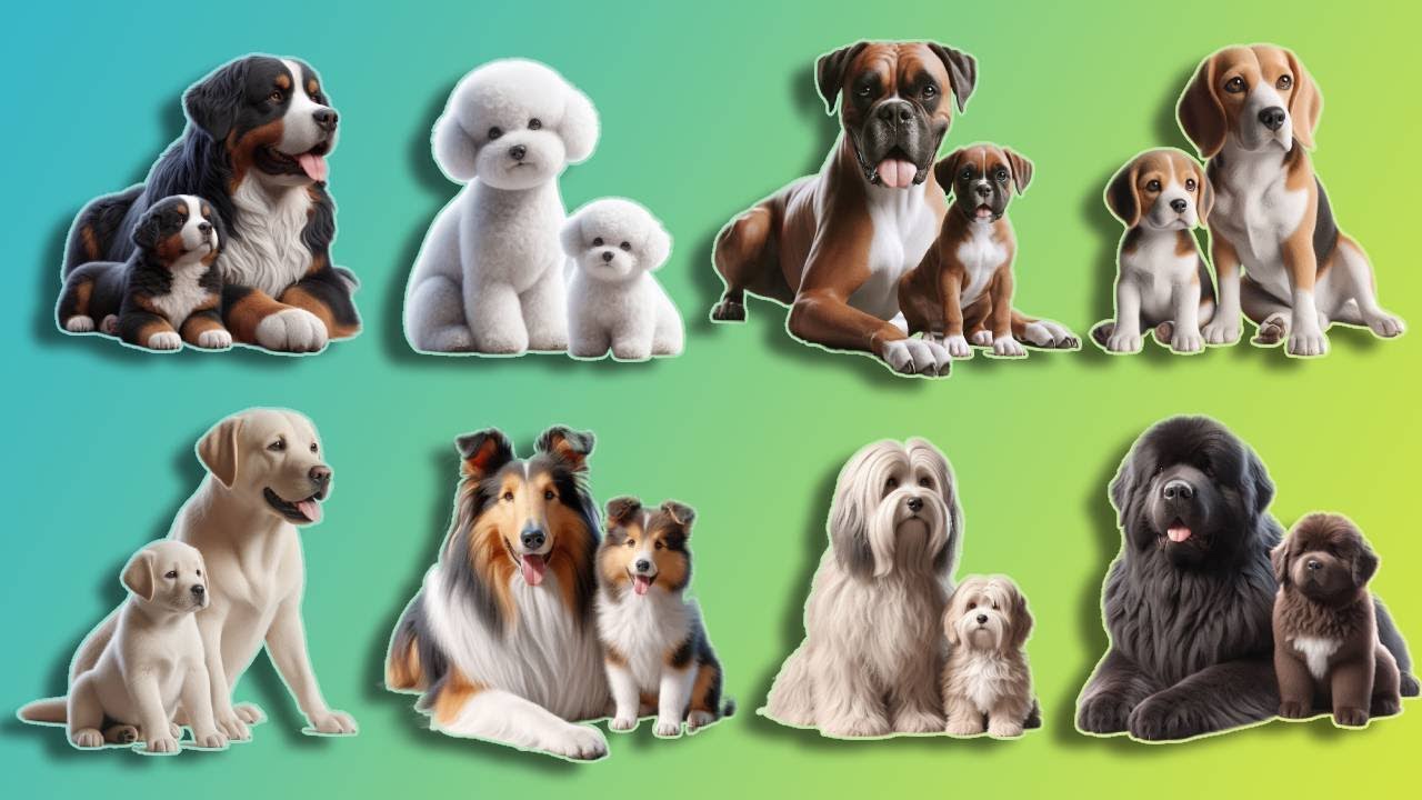 Top 20 Best Kid-Friendly Dog Breeds 🐕 Vocabulary For Kids - YouTube