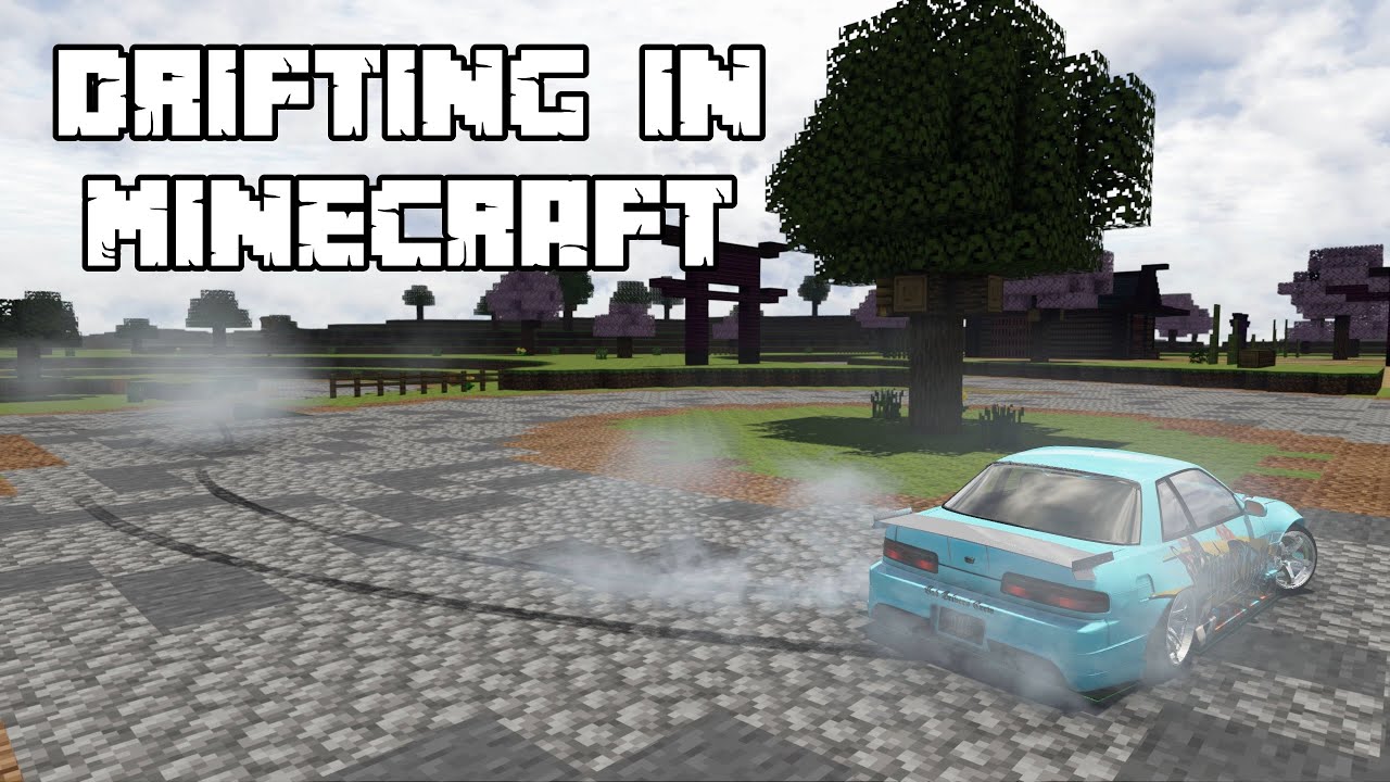 Drifting ctoretto's Minecraft Track in VR - YouTube