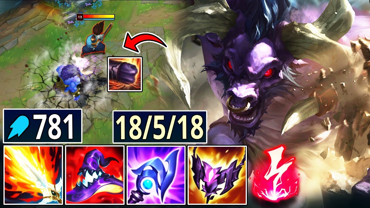 FULL AP ALISTAR MID DELETES YOUR HP BAR IN ONE COMBO (TOTAL ONE-SHOT ...