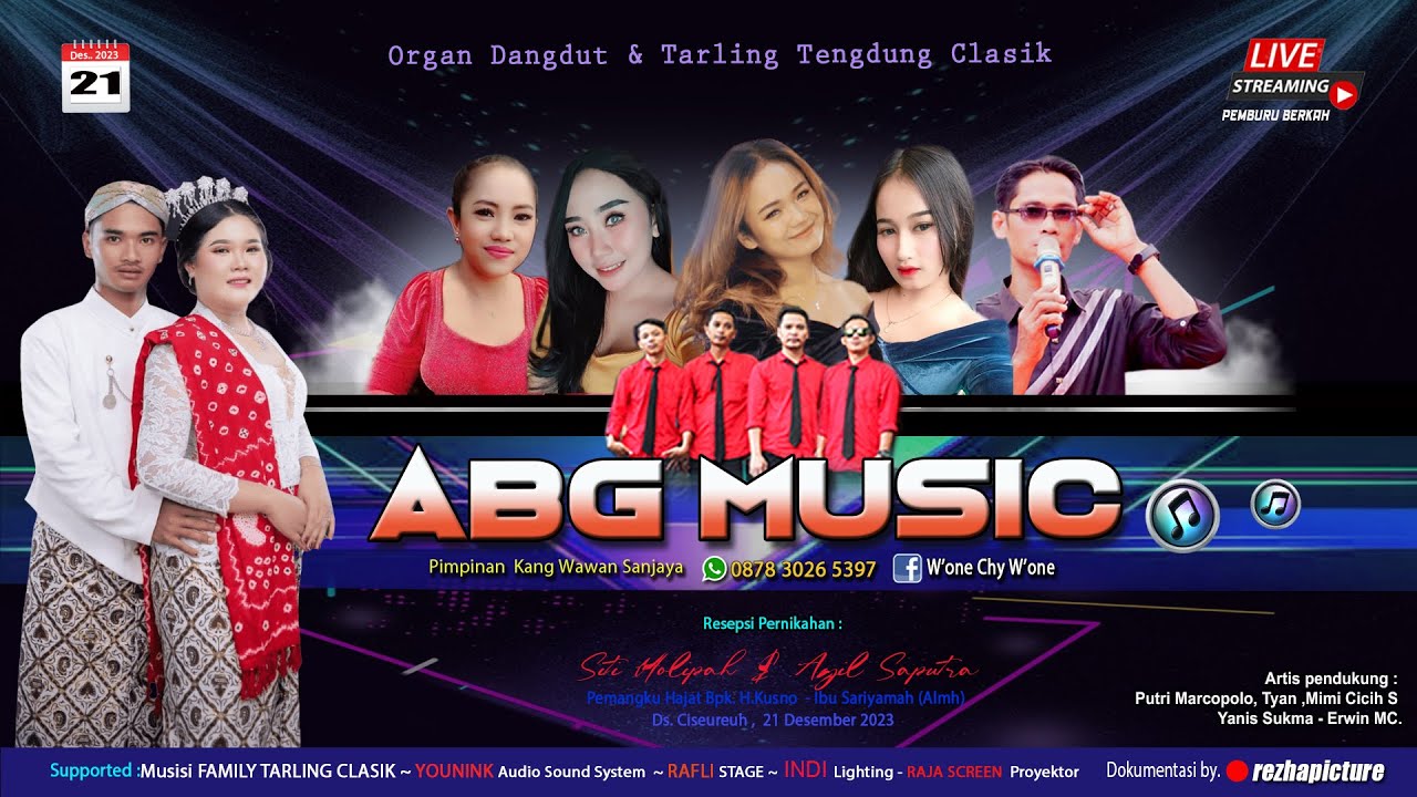 LIVE ABG MUSIK Entertainment Season 2 ~ Ciseureuh , Kamis 21 Desember ...