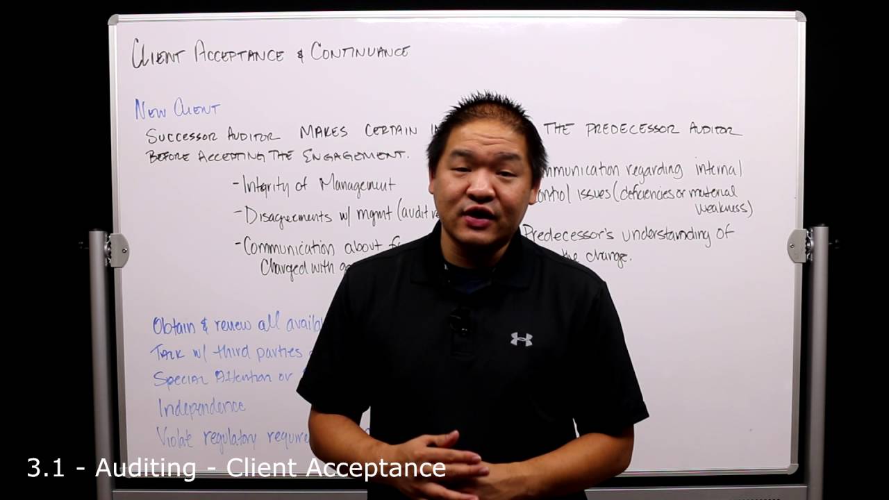 3.1 - Auditing - Client Acceptance - YouTube