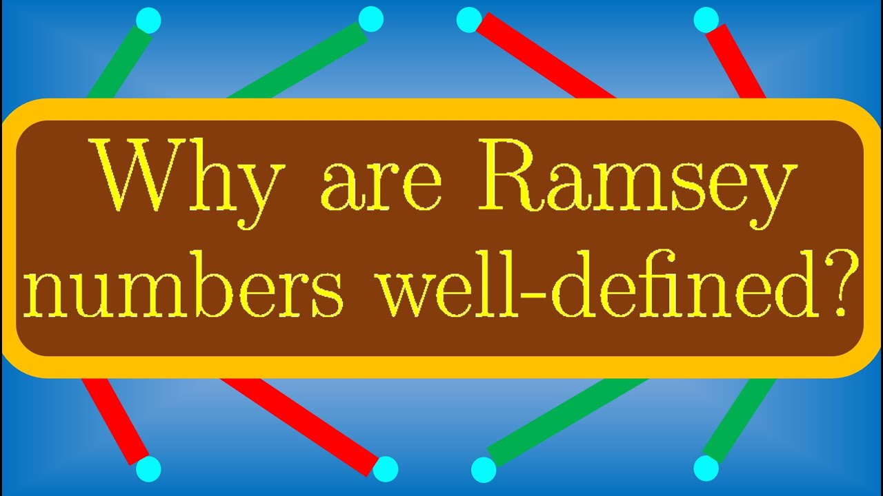 Proof of Ramsey's theorem - YouTube