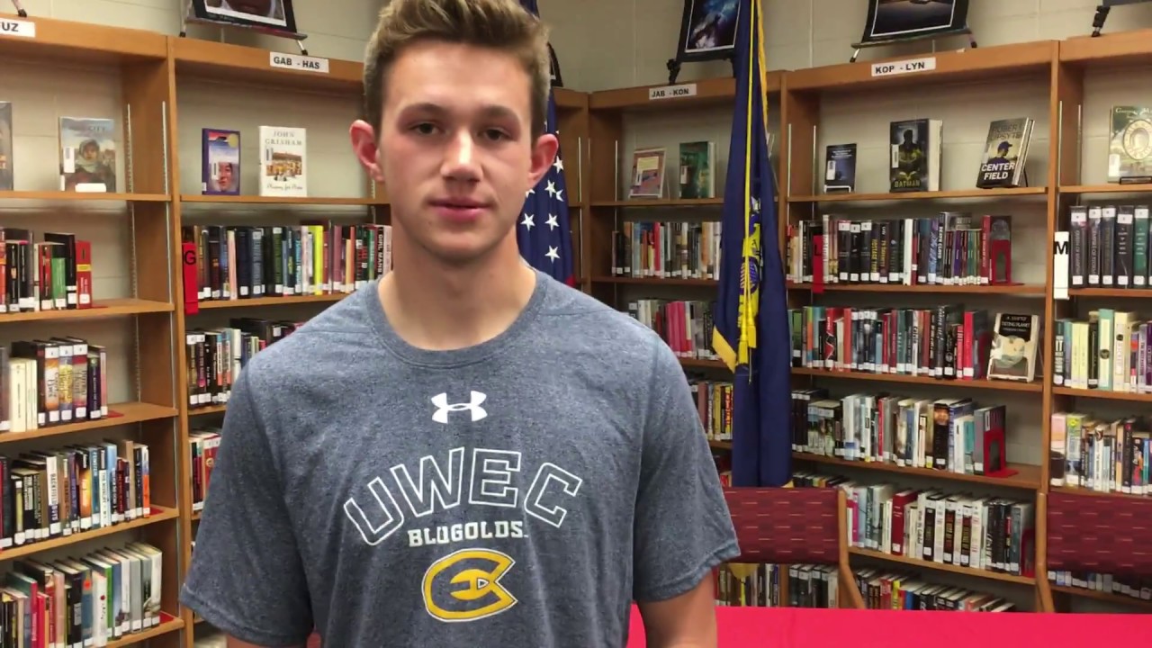 Hayden Shefchik Announces Intention to Attend UW-Eau Claire - YouTube