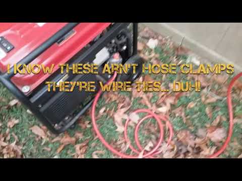 Propane / Natural Gas Conversion on Harbor Freight Predator 4000 ...