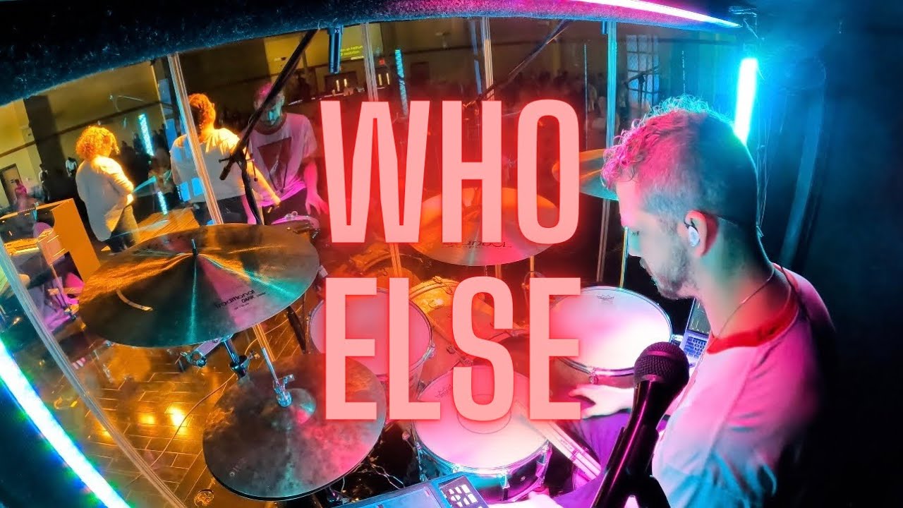 Who Else by Gateway Worship (Drum Cover & Piano POV) - YouTube