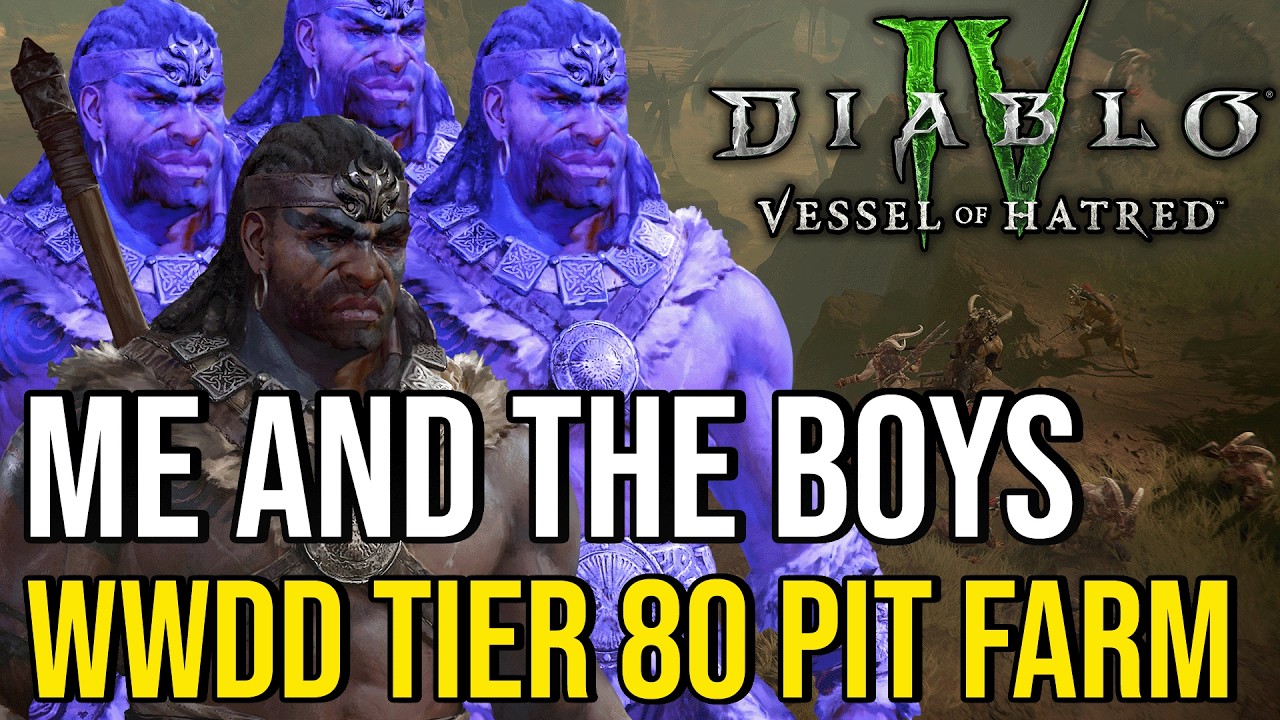 Whirlwind Dust Devils Barbarian - Tier 80 Pit Farm - Diablo 4 Vessel of ...