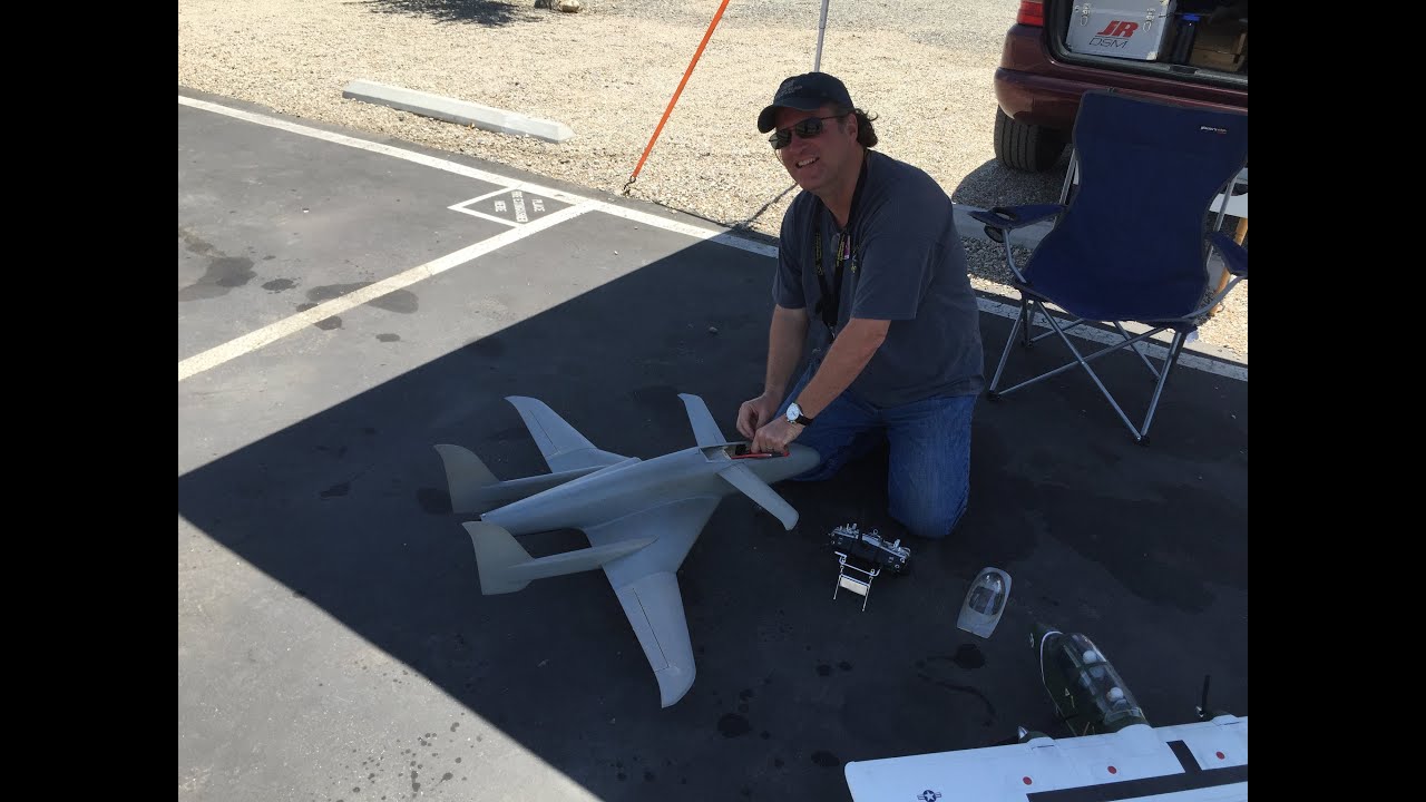 Burt Rutan Ares model flown and built by Scott - YouTube