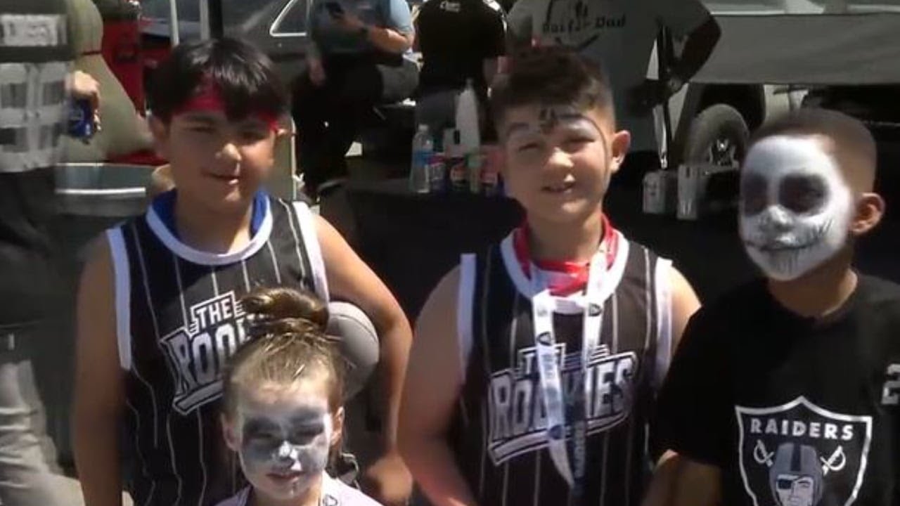 Nearly 60 kids go to first NFL, Las Vegas Raiders game thanks to ...