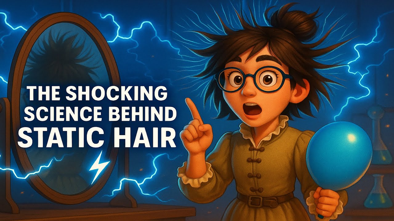 Why Static Electricity Makes Your Hair Stand Up ⚡💇‍♀️ | The Physics of ...