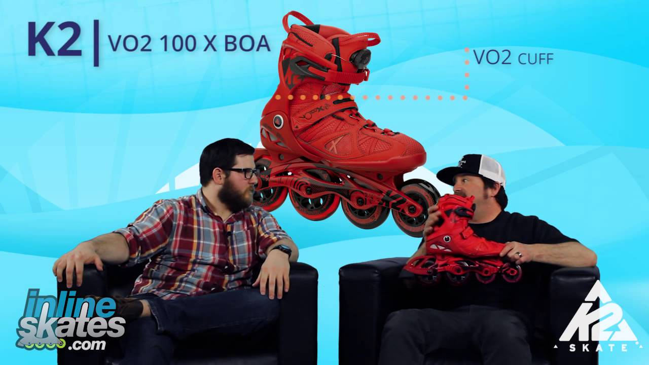 2015 K2 VO2 100 X BOA Mens Inline Skate Overview by InlineSkatesDOTcom ...