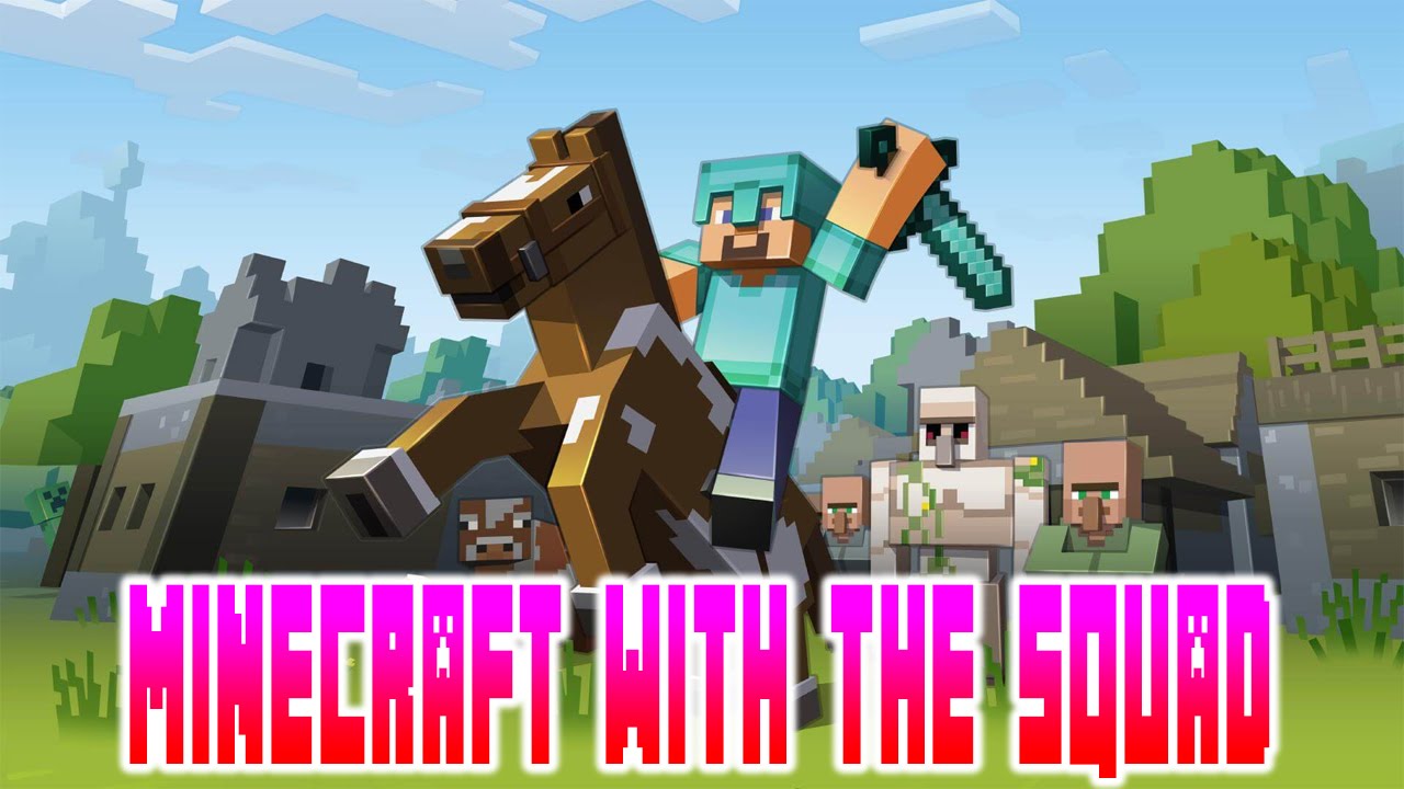 WE MAKING SQUAD HOUSE【Minecraft】 - YouTube