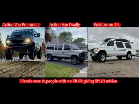Insane lifted prerunner Econoline doing jumps | Action van suspension ...