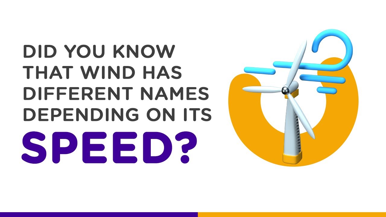Did you know that wind has different names depending on its speed ...
