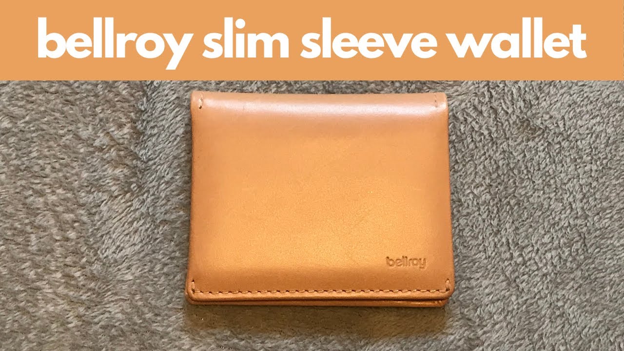 Bellroy Slim Sleeve Wallet Overview (2020) - YouTube