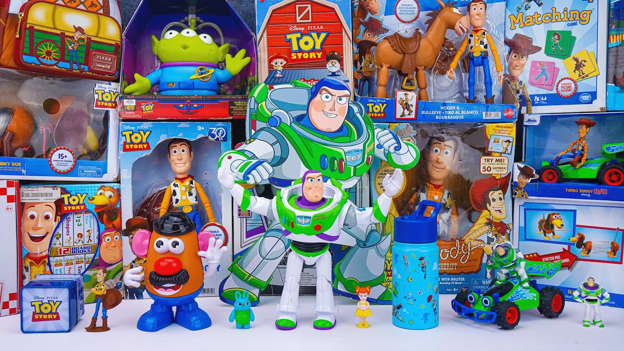 Unboxing Disney Pixar Toy Story toy collection ASMR | Disney Pixar Toy ...
