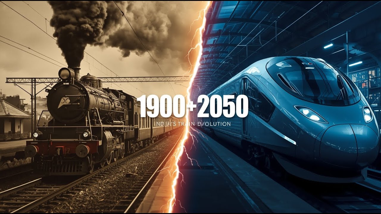 Indian Train Evolution 1900–2050 😱 | Steam to Bullet Train - YouTube