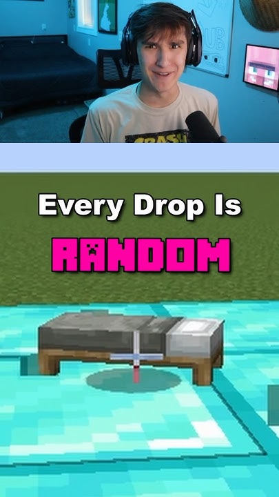 Minecraft, But Every Drop Is RANDOM - YouTube