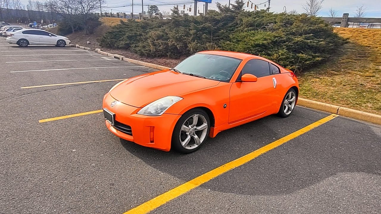 Beautiful Nissan 350Z Orange 🍊 Edition Walk Around - YouTube