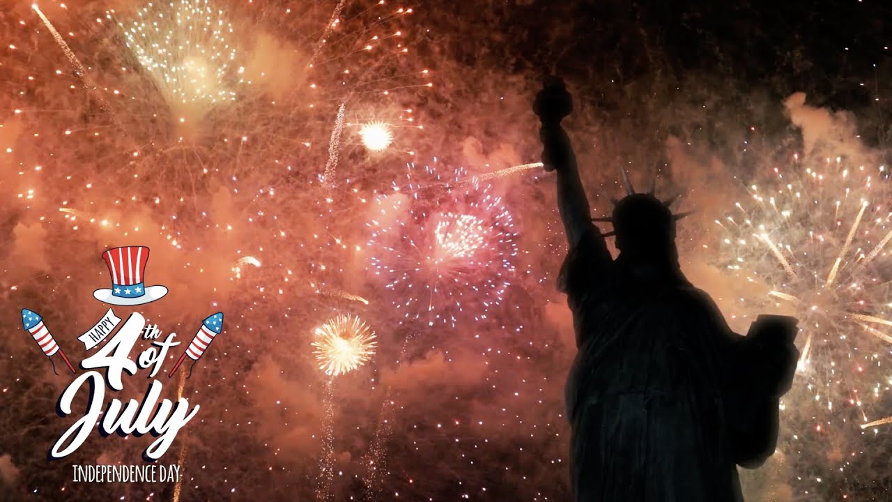 4th Of July - Independence Day 1 Hour Screensaver with Fireworks with ...