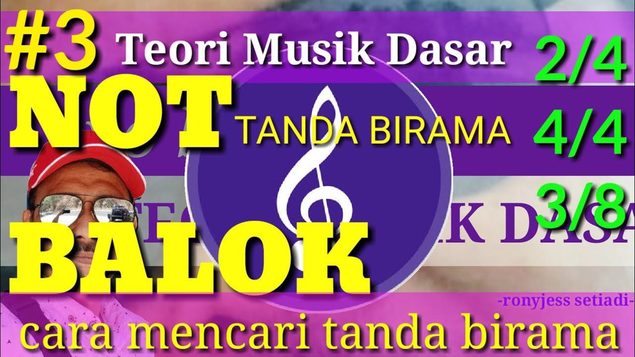 Cara Menentukan Tanda Birama - Teori Musik Dasar Not Balok #3 - YouTube