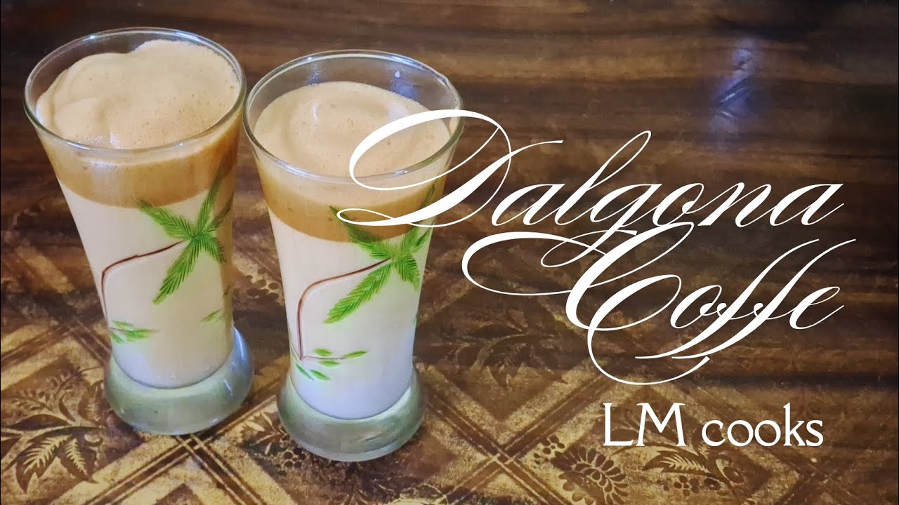 Easy Dalgona coffee ☕️ || LM cooks || - YouTube