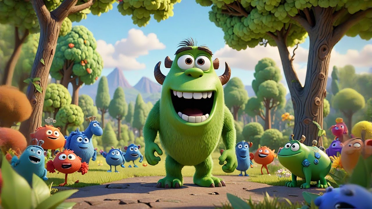 The Monster That Loved to Sing 👹🎶 | Fun & Playful Nursery Rhyme for ...