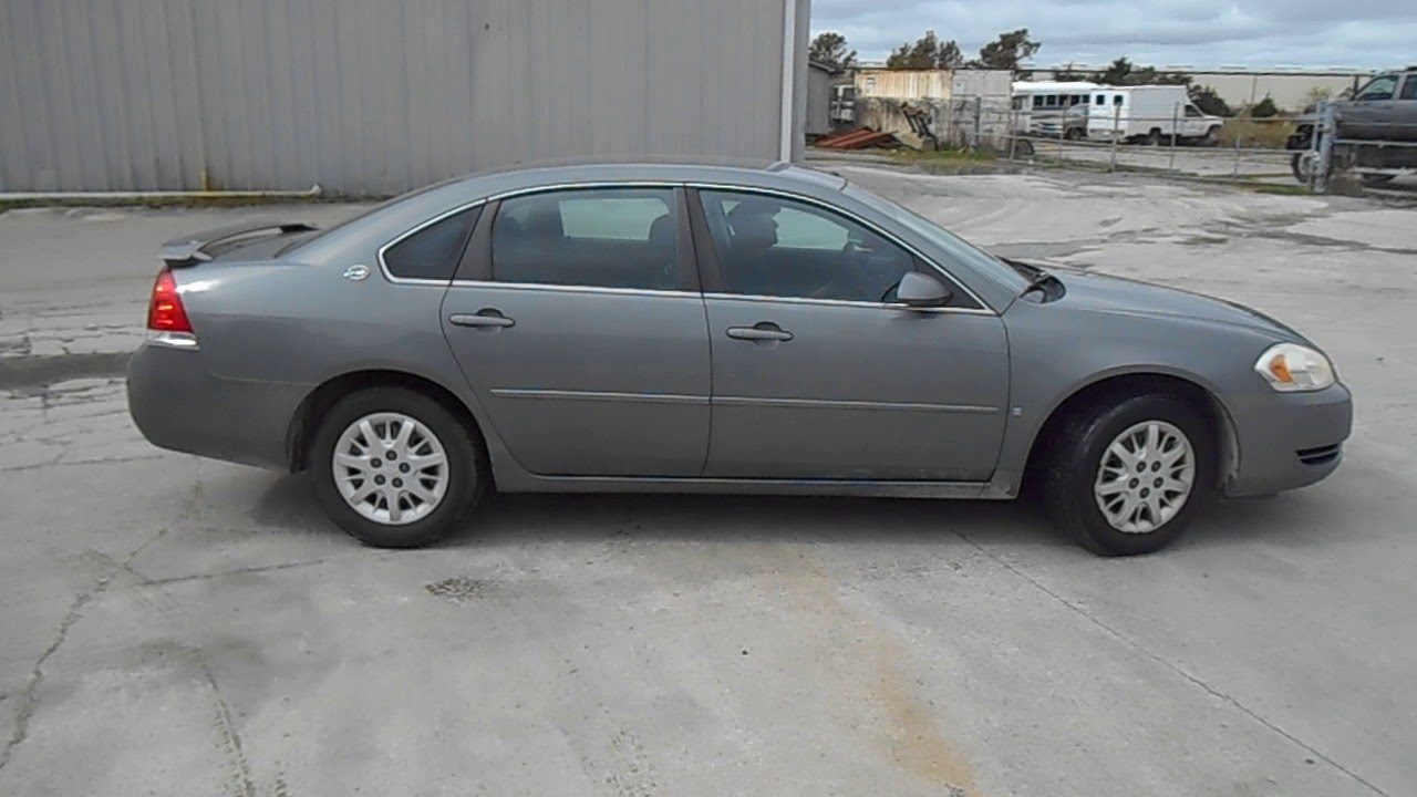 GovDeals: 2008 Chevrolet Impala Police - YouTube