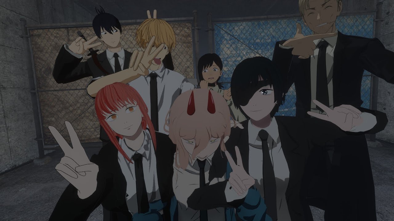 Chainsaw Man - El equipo || (VR CHAT) #vrchat #chainsawman #makima ...