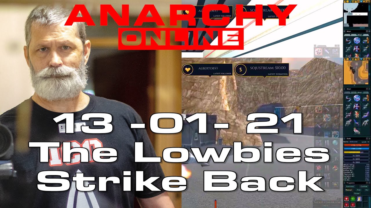 Anarchy Online - Live Stream -The Lowbies Strike Back - YouTube