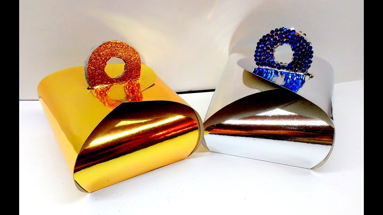 Diy How To Make Gold Silver Paper Gift Chocolate Favour Box YouTube diy-how-to-make-gold-silver-paper-gift-chocolate-favour-box-youtube