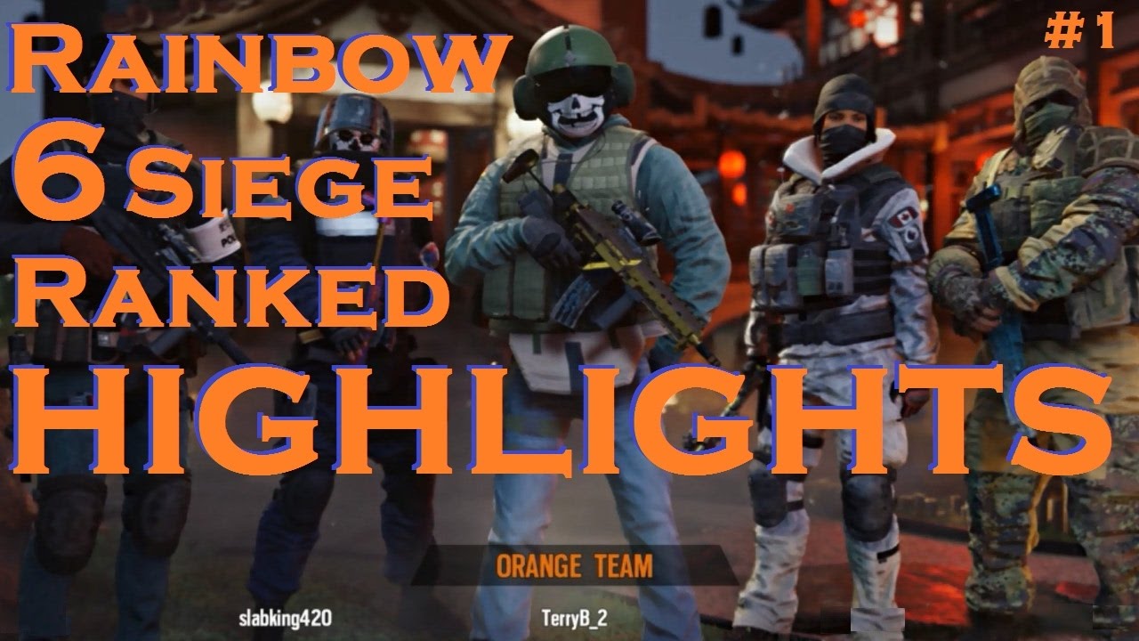 Rainbow 6 Siege Ranked Highlights (Platinum Rank Operation Red Crow ...