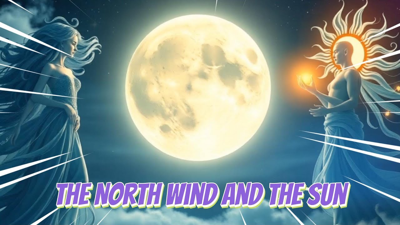 The North Wind and the Sun | A Story with Moral Lesson | Bedtime ...
