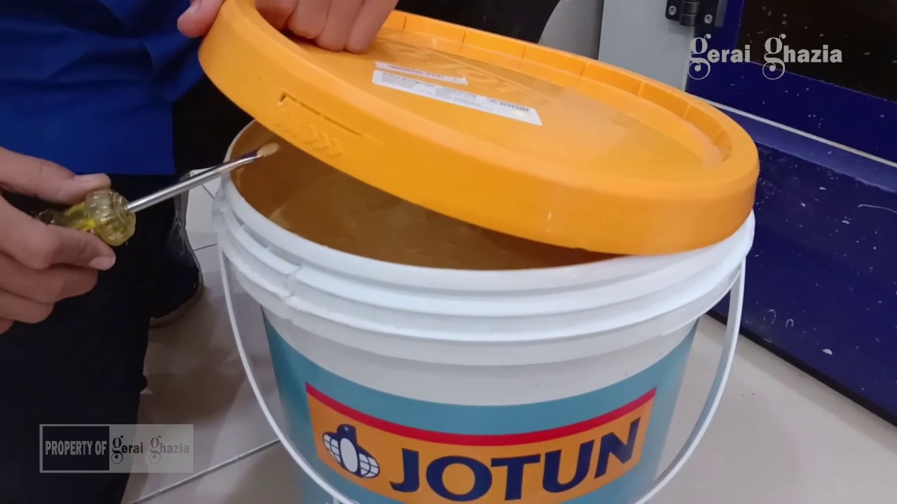 CARA MUDAH BUKA TUTUP CAT TANPA RUSAK SEGEL - YouTube