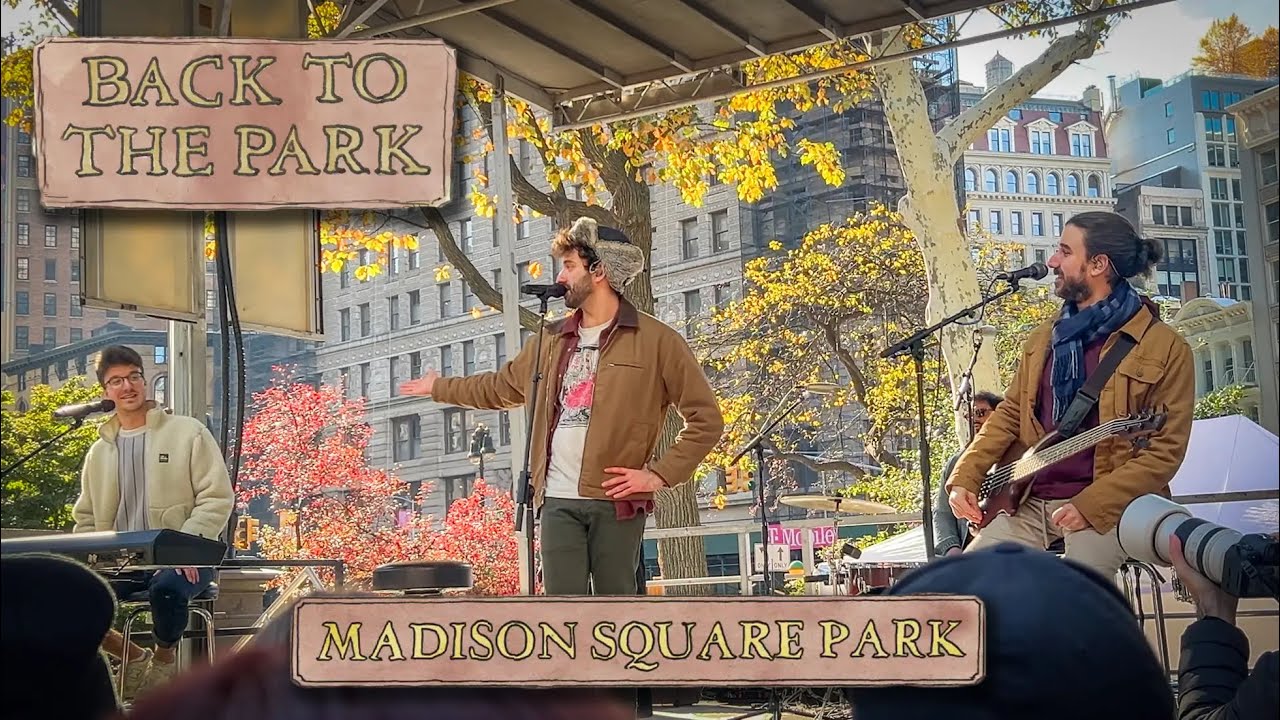AJR - Street Performing FULL Show - Back To The Park 11/12/23 - YouTube