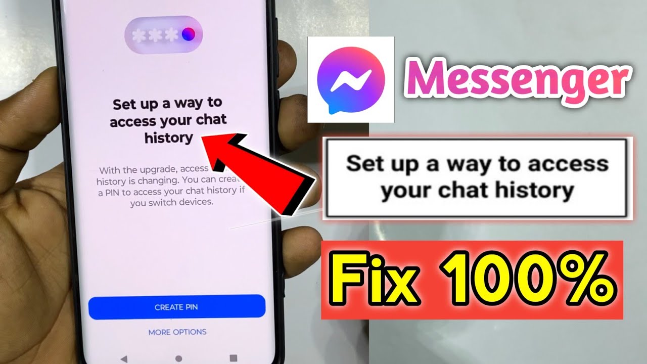 set up a way to access your chat history messenger | set up a way to ...