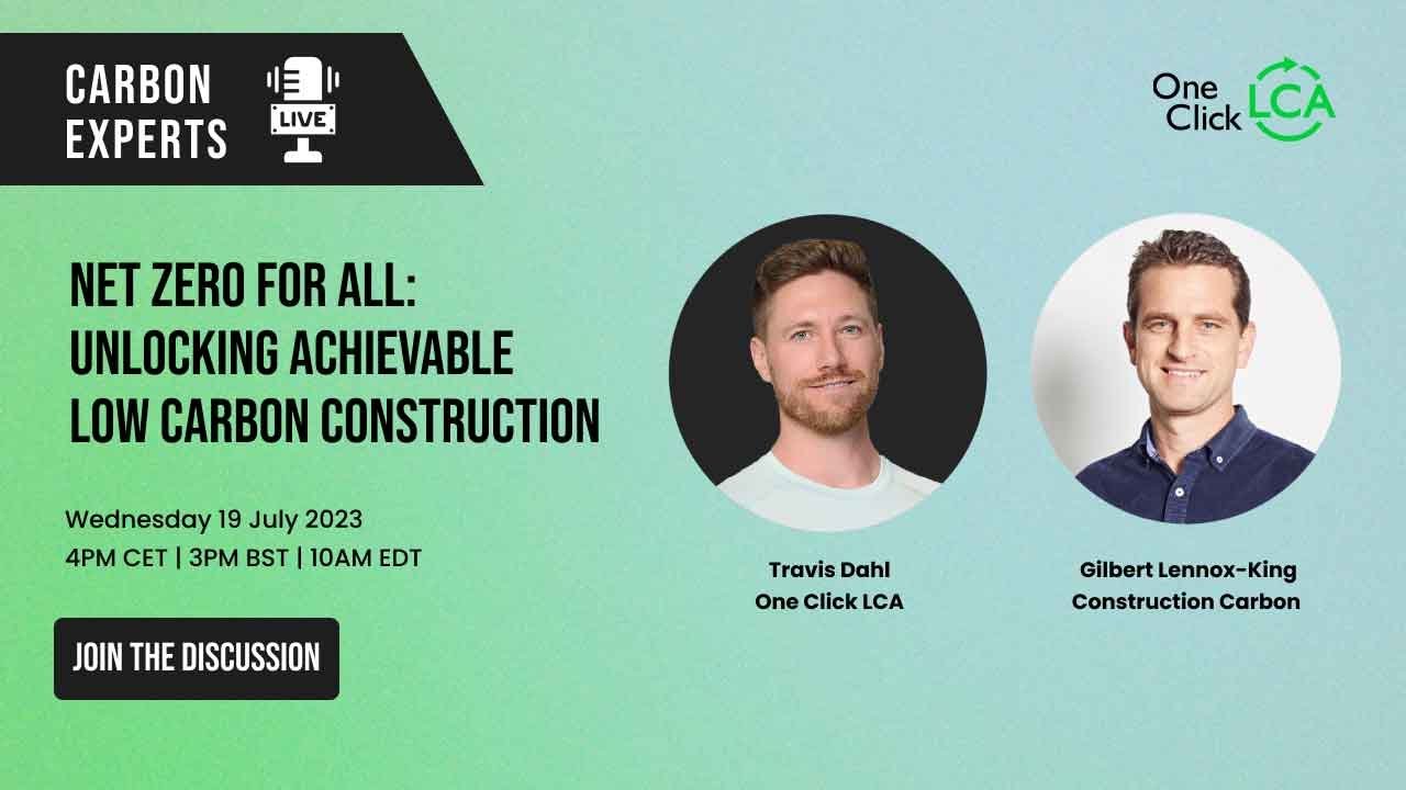 Net Zero for All: Unlocking Achievable Low Carbon Construction - YouTube